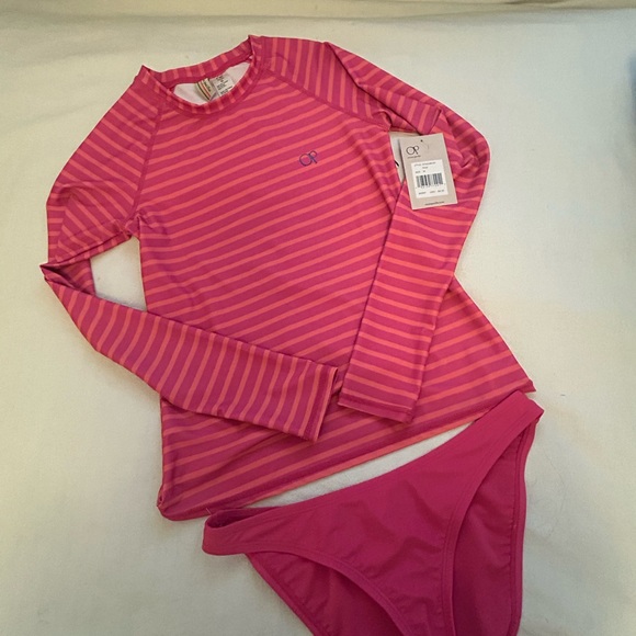 OP | Swim | Op Ocean Pacific Womens 2 Piece Rash Guard Bottom Swimsuit ...